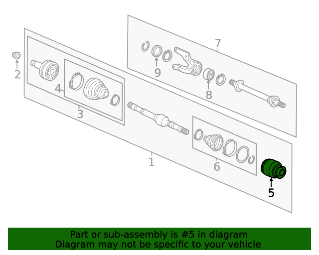 Honda OEM Joint Inboard -2017+ Civic Type R – United Speed Racing
