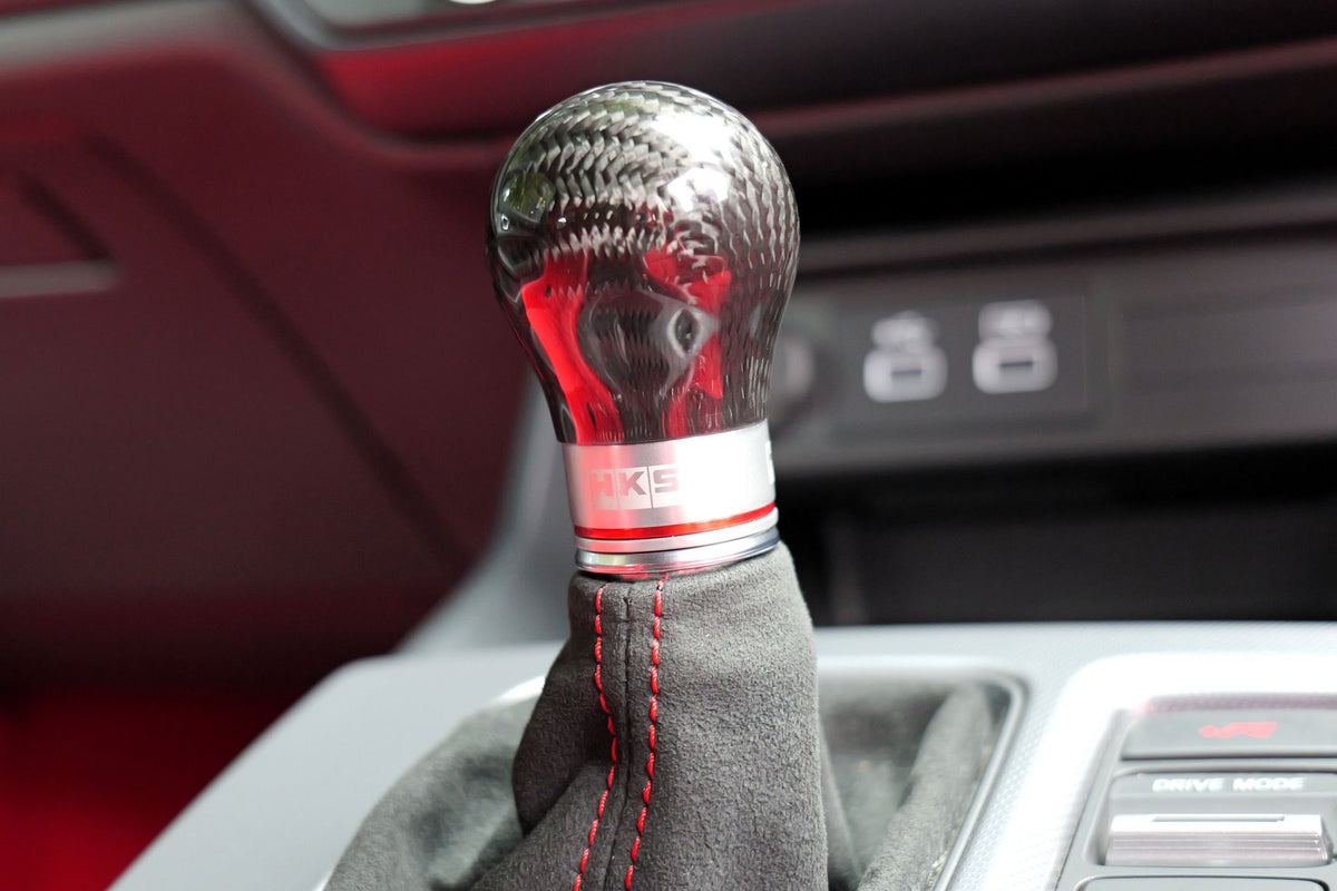 HKS Carbon Fiber Shift Knob - 2017+ Honda Civic Type R FK8, FL5 ...