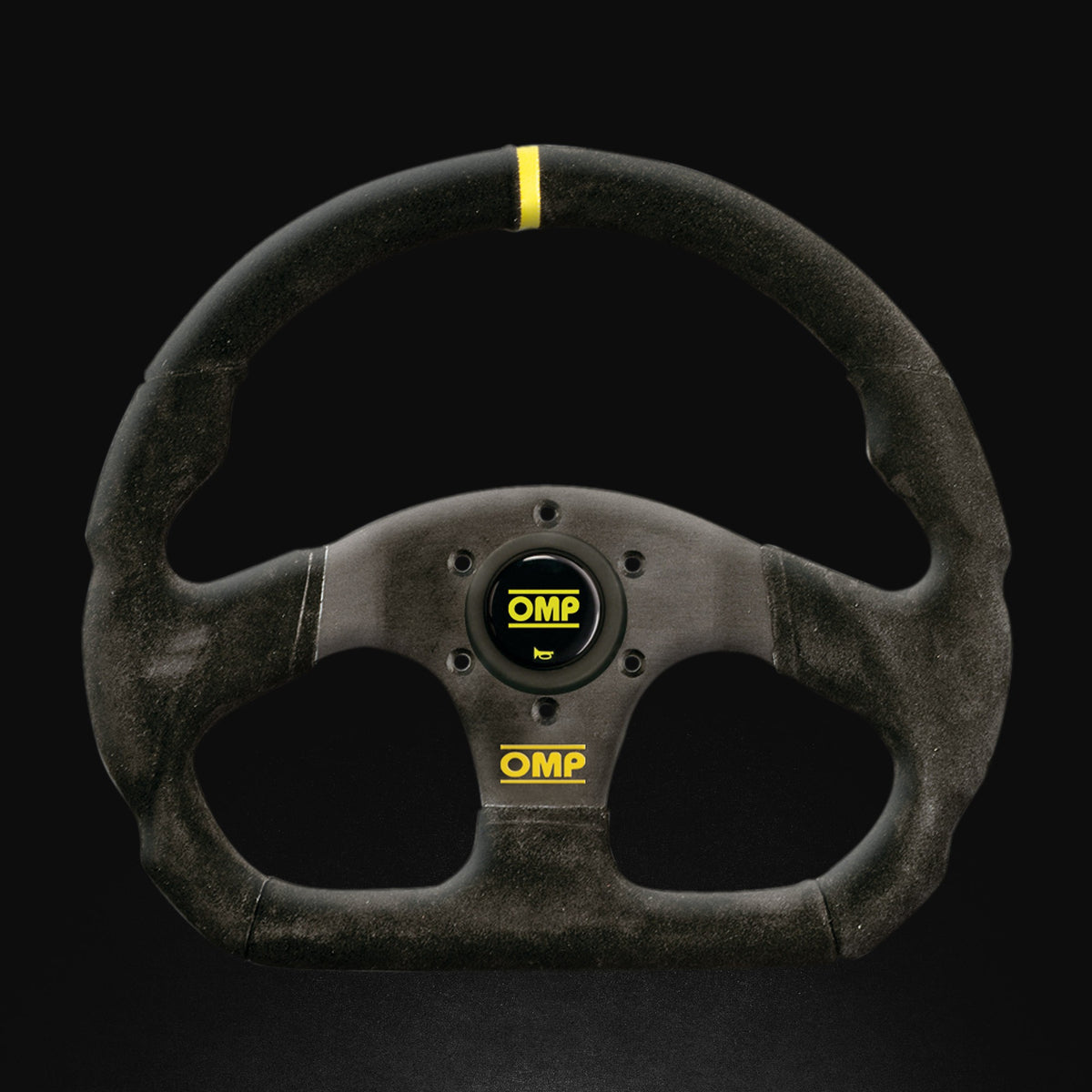 OMP Superquadro Steering Wheel - Small Spokes - Suede (Black) – United Speed Racing