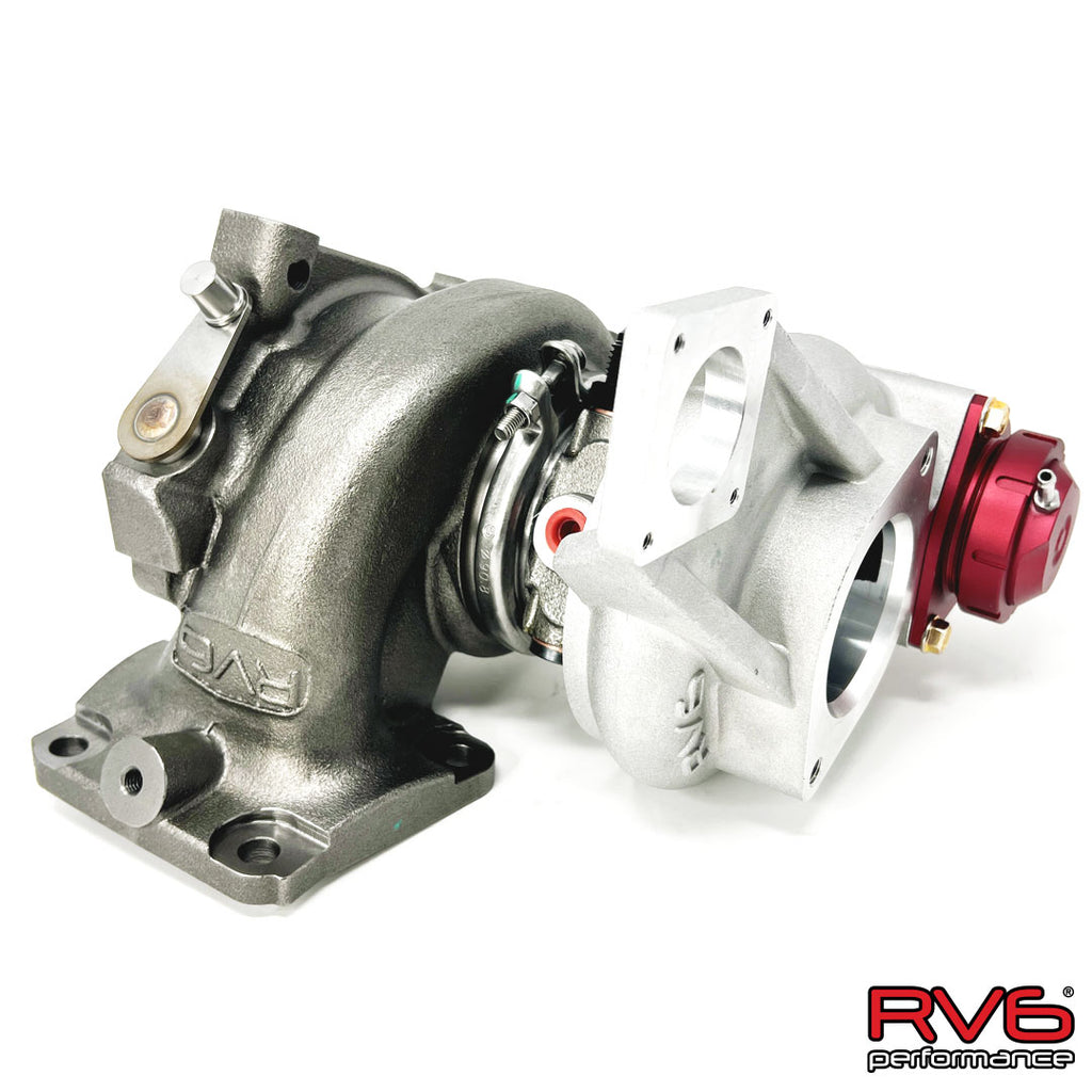 RV6 R660 Red Ball Bearing Turbo for FK8/FL5/DE5 2.0T with Bypass Valve ...