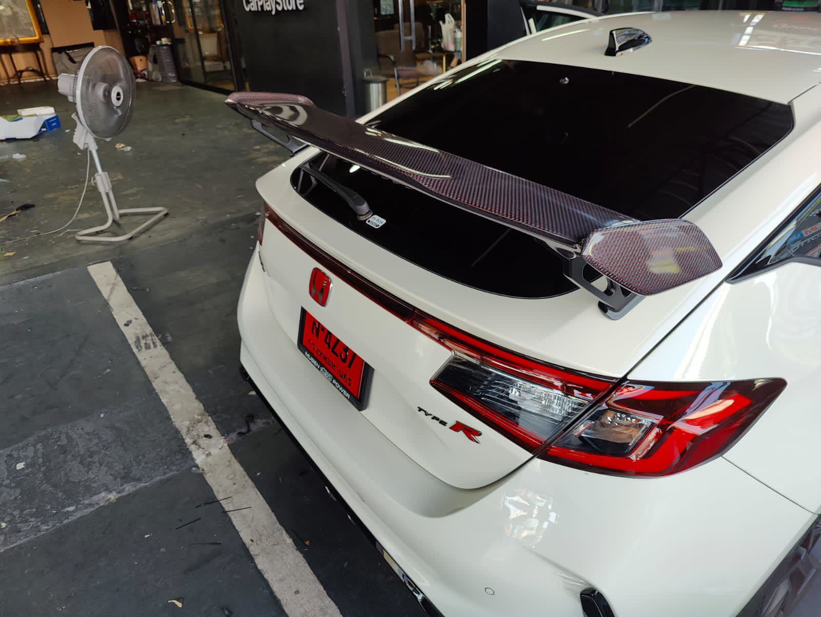 EPR Red Dry Carbon Fiber GT Spoiler blade - 2023+ Honda Civic Type R F ...