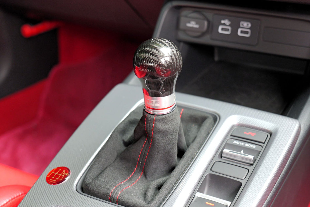 HKS Carbon Fiber Shift Knob - 2017+ Honda Civic Type R FK8, FL5 ...