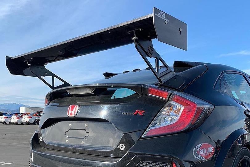 APR Performance GT-250 Adjustable Wing 61" - 2017-2021 Honda Civic Typ ...