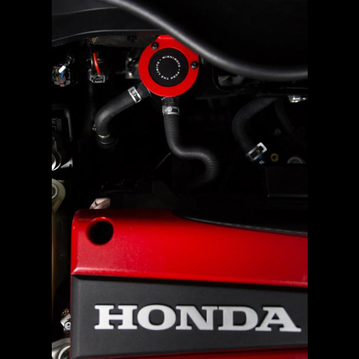 Mishimoto Baffled Oil Catch Can Kit for 2017+ Honda Civic Type-R FK8/F ...