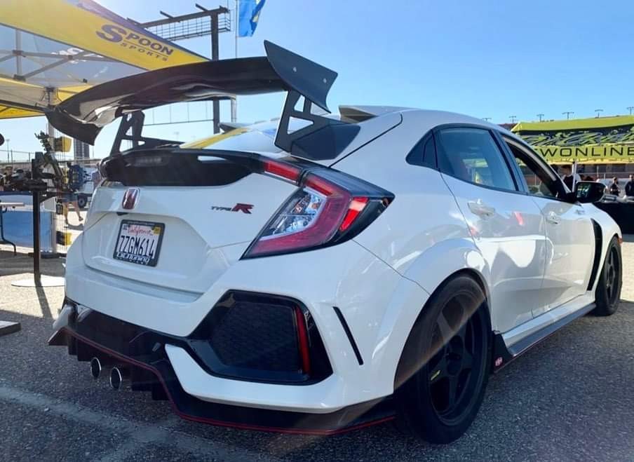 Spoon Crane Neck Wing (Carbon) - 2017+ Honda Civic Type R FK8 – United ...