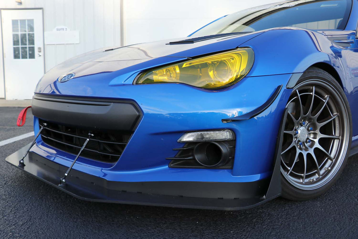 Verus Engineering - Carbon Polyweave Adjustable Front Splitter - BRZ/F ...